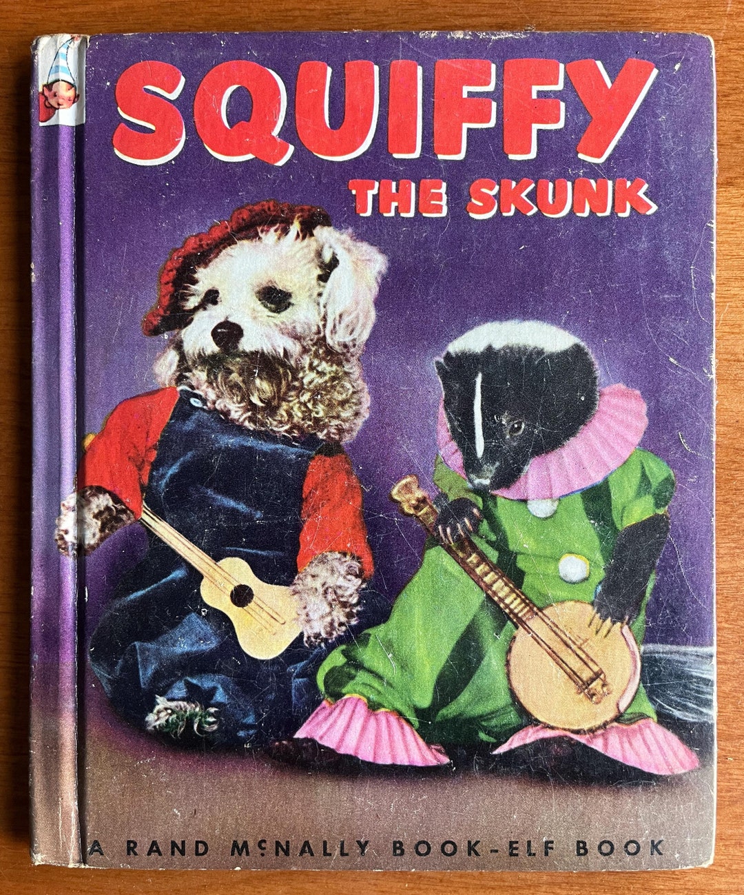Vintage 1953 Children's Book Squiffy the Skunk Rand-mcnally Elf Book - Etsy