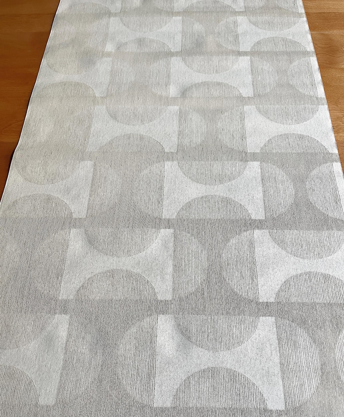 Vintage Mid-century Modern Mcm Wallpaper Textured Geo Pattern - Etsy