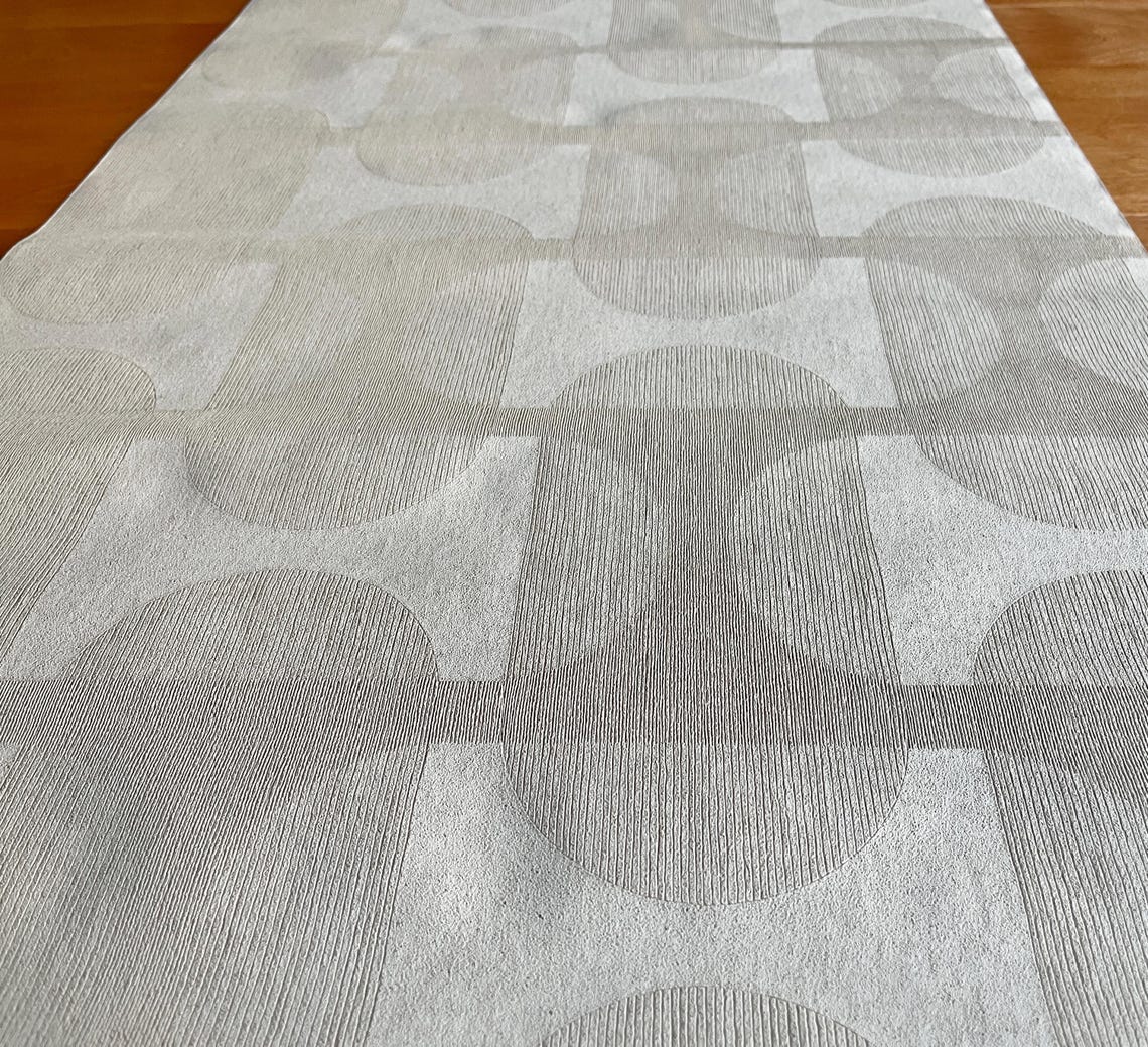 Vintage Mid-century Modern Mcm Wallpaper Textured Geo Pattern - Etsy