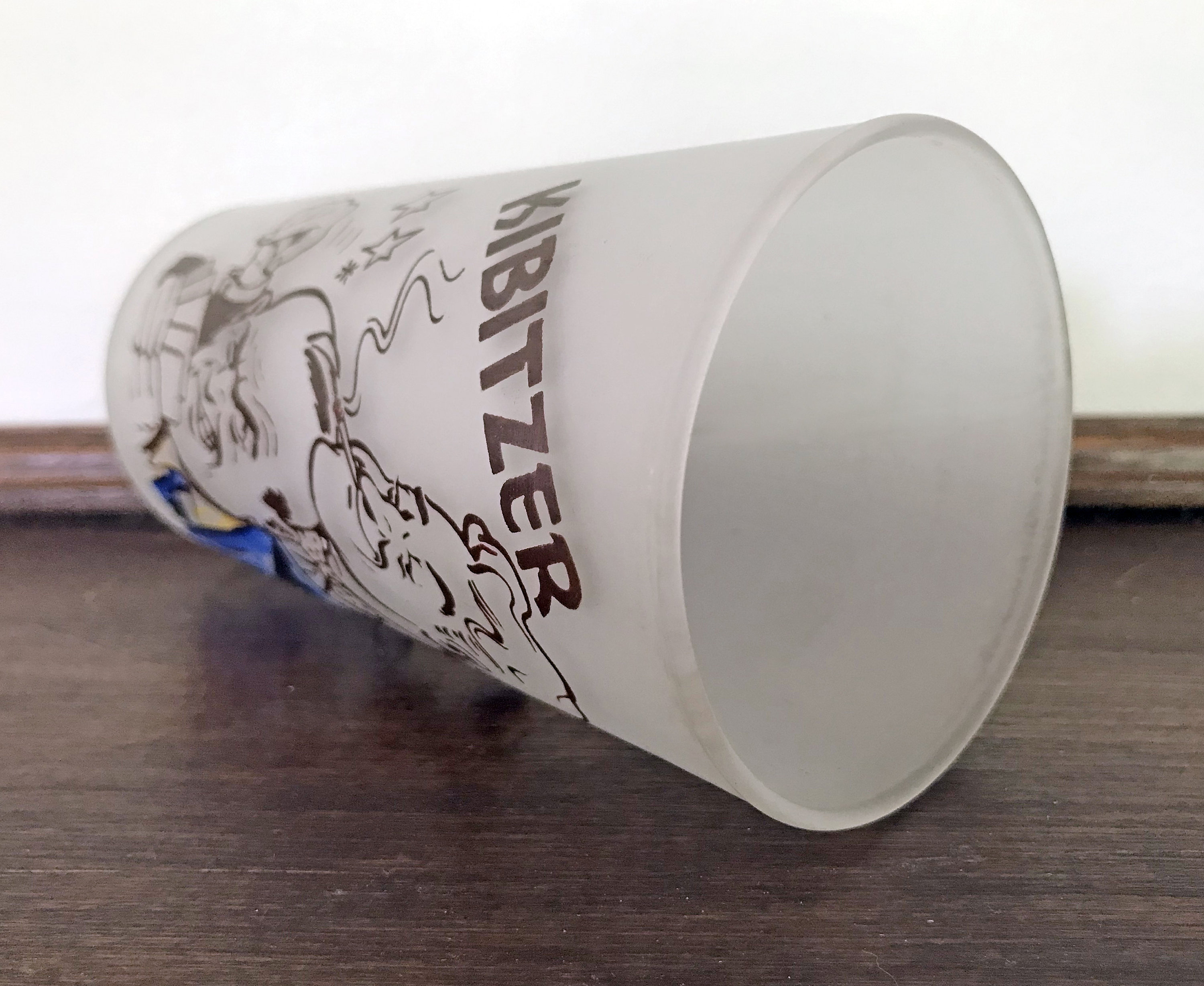 Vintage Kibitzer Card Game Drinking Glass Humor - Etsy UK