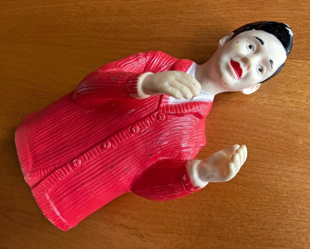 Childcraft 1968 Educational Rubber Hand Puppet Caucasian Boy / Teen ...