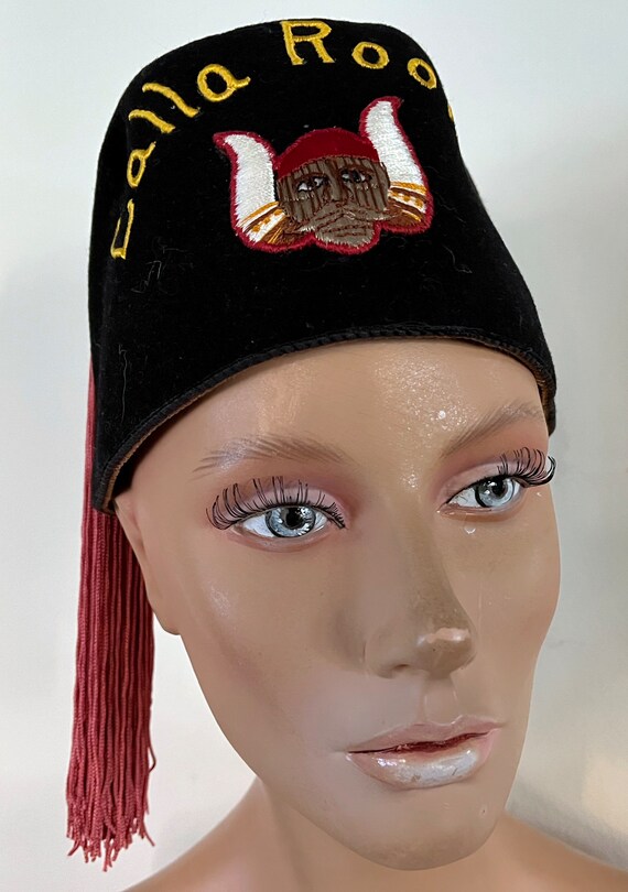 vintage fez Lalla Rookh Shriners hat - Gem
