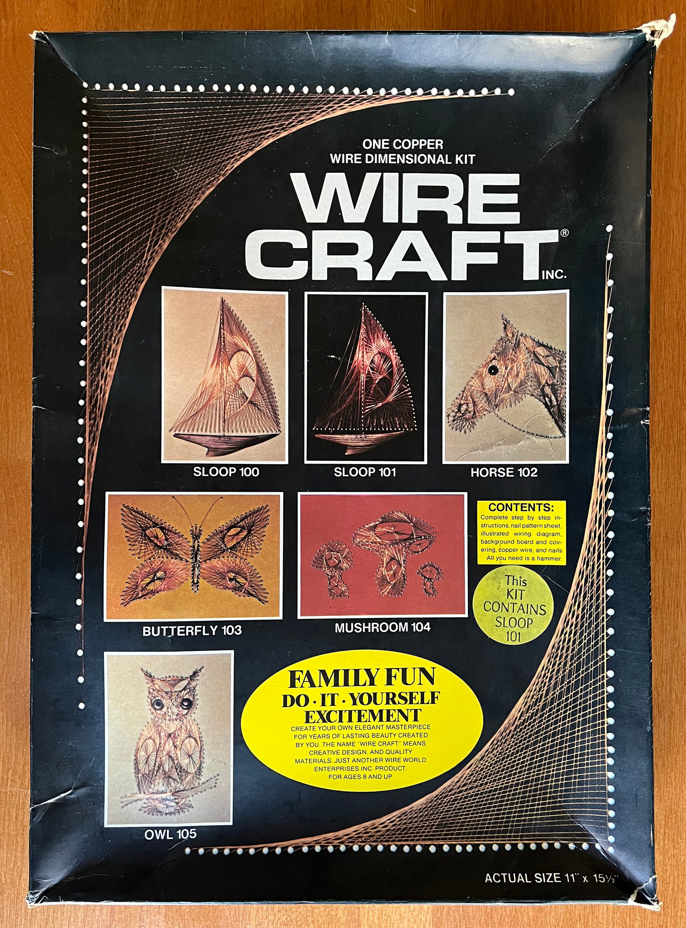 Vintage Wire Craft Art Wall Sculpture Kit Sail Boat DIY - Etsy