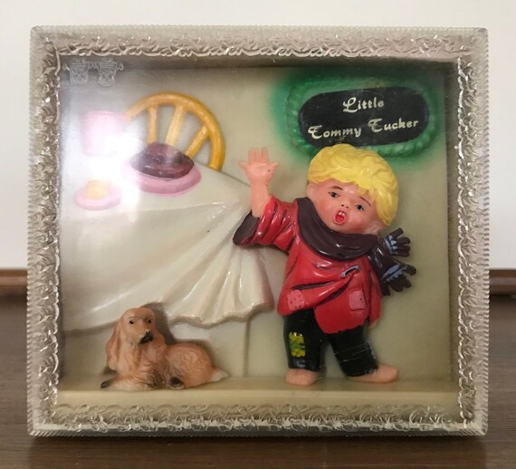 Vintage Little Tommy Tucker Nursery Rhyme Doll in Lucite Box | Etsy