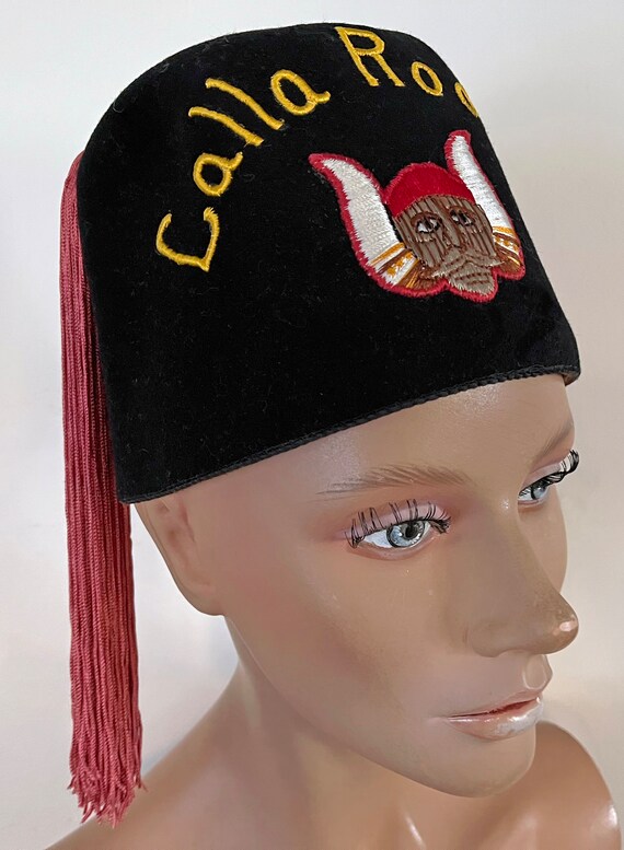 vintage fez Lalla Rookh Shriners hat - Gem
