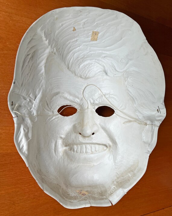 vintage 1980 Ted Kennedy mask plastic - Gem