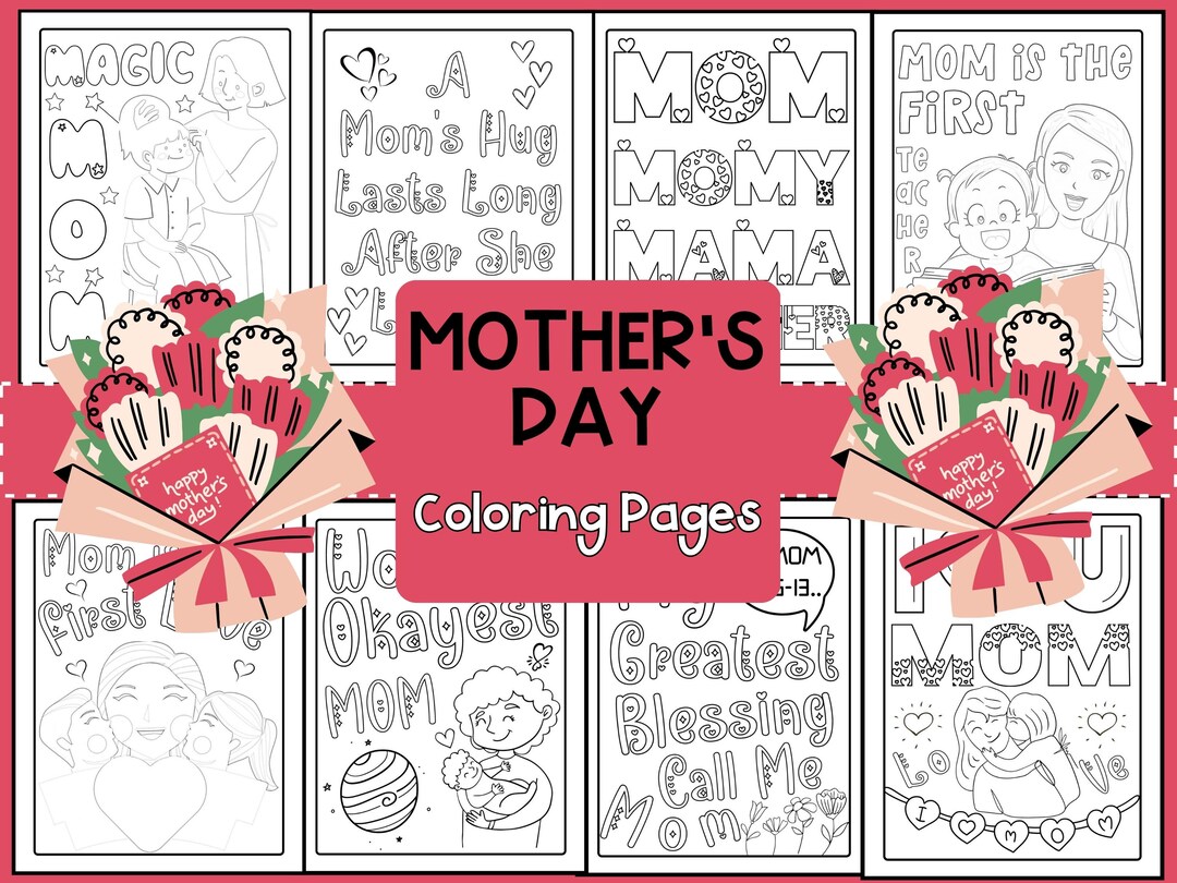 Printable Mother's Day Coloring Page | Mother's Day Coloring Sheets ...