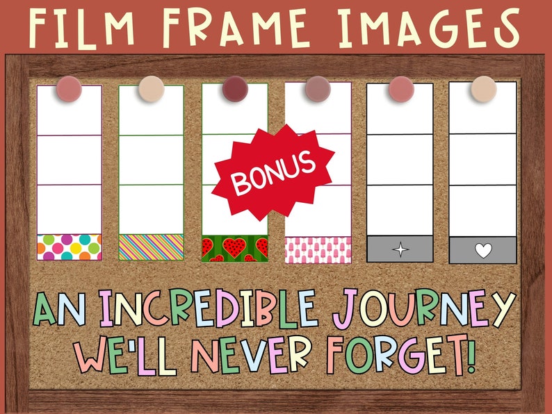 Photo Frame Memories End of the Year Bulletin Board Display Kit ...