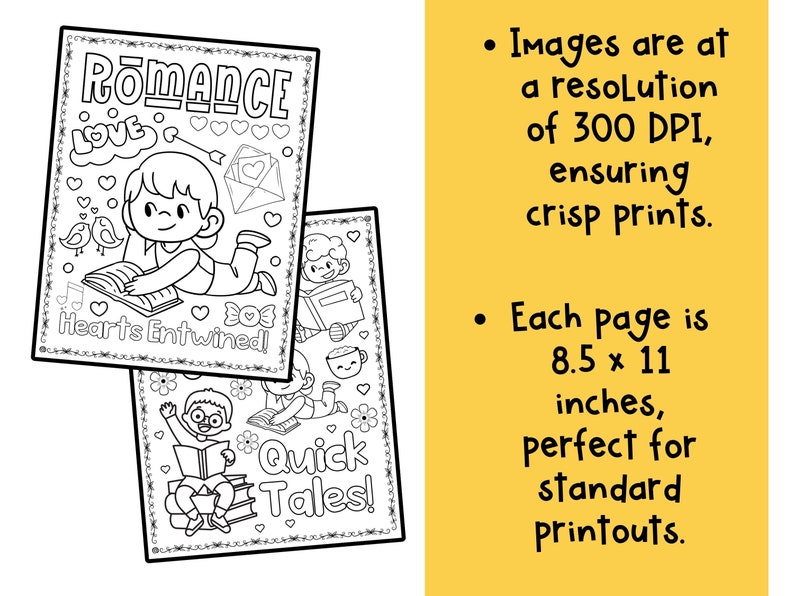 National Book Month Coloring Pages – Literary Genres Activity (PDF) - Etsy