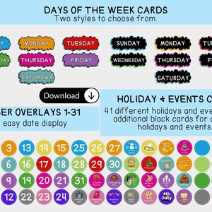 Classroom Calendar Display and Weather Station, Calendar Bulletin Board ...