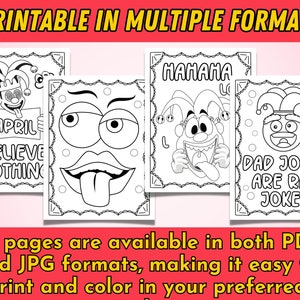 April Fools' Day Coloring Pages | April Fools' Day Printable Coloring ...