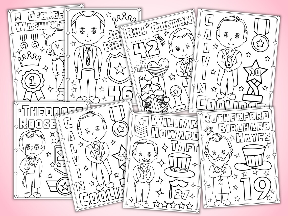 Printable Presidents' Day Coloring Pages | Presidents' Day Coloring ...