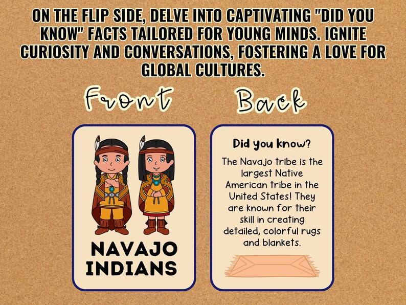 Native American Tribes Flashcards – Educational Learning (digital ...