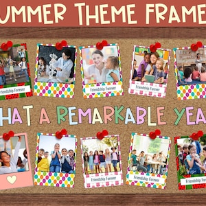 Photo Frame Memories - End of the Year Bulletin Board Display Kit ...