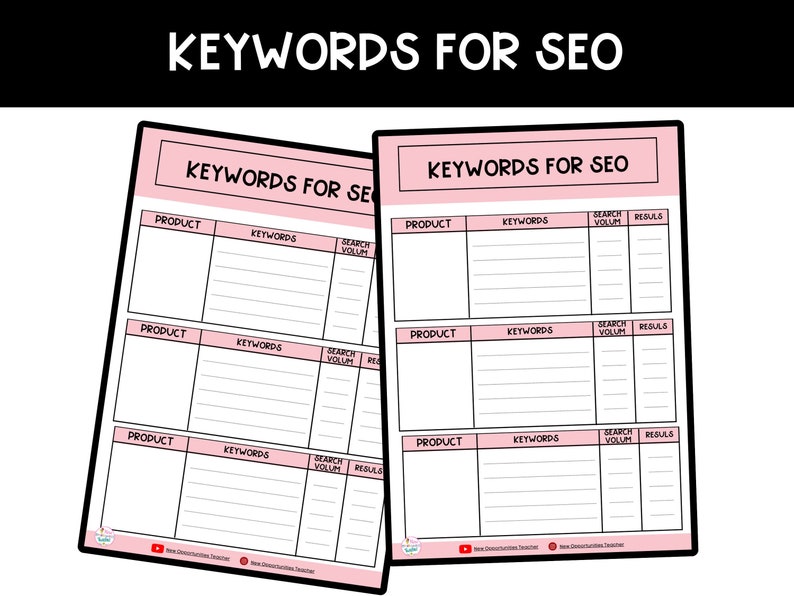 TPT Seller Planner for SEO, Product Brainstorming, Competitive Analysis ...