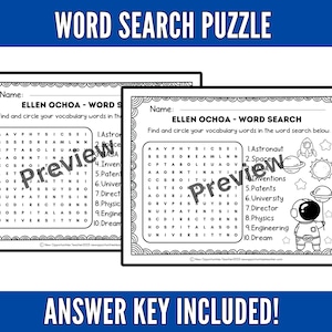 Ellen Ochoa Reading Comprehension Passages and Questions | Timeline ...