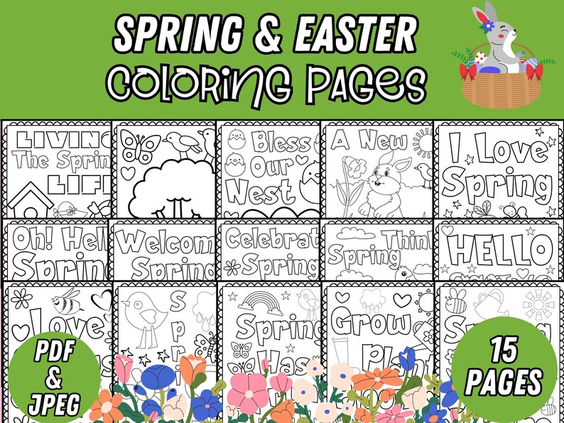 Printable Spring Activities Bundle Spring and Easter Game Puzzles ...