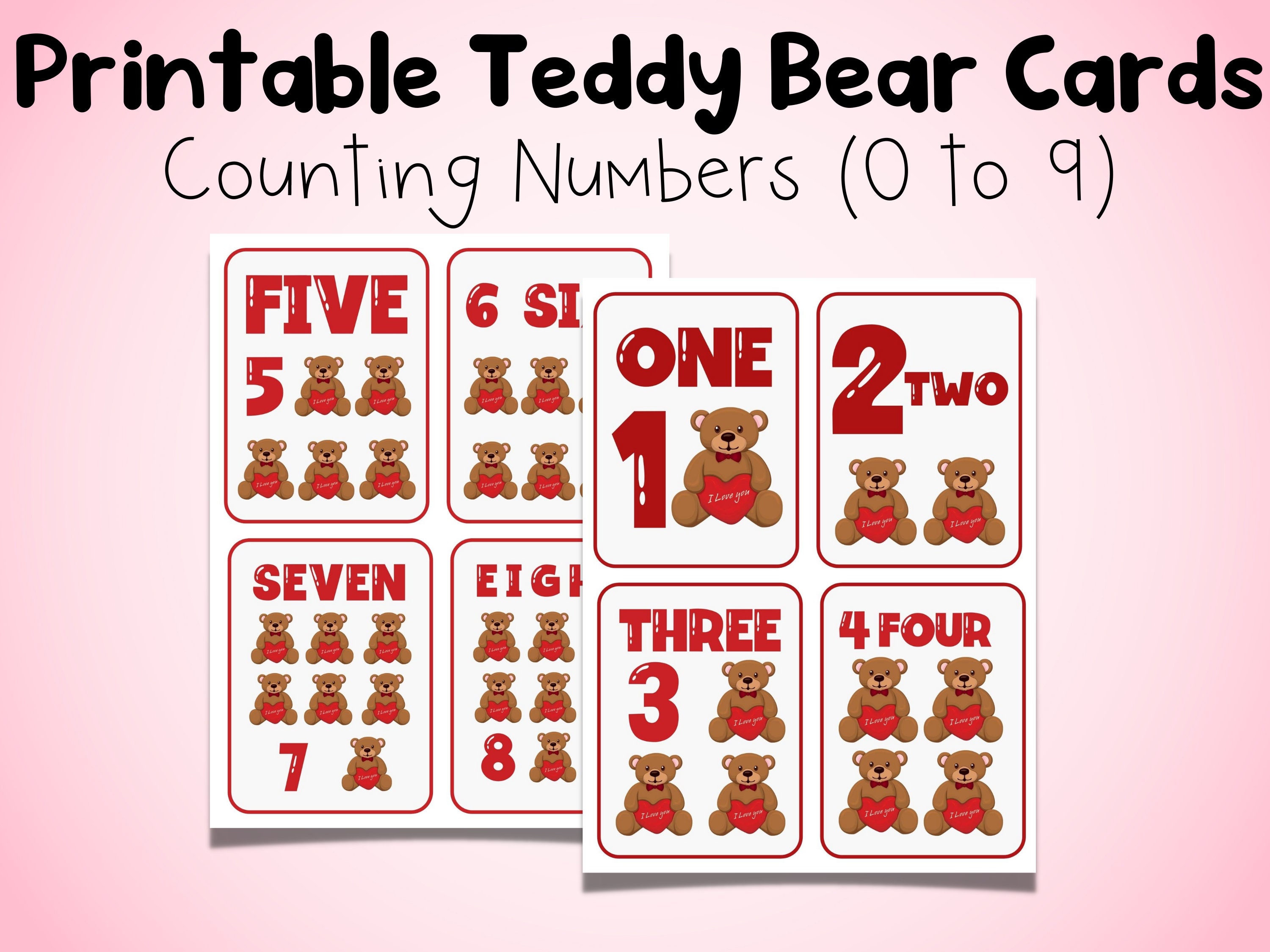 Red Teddy Bear Counter