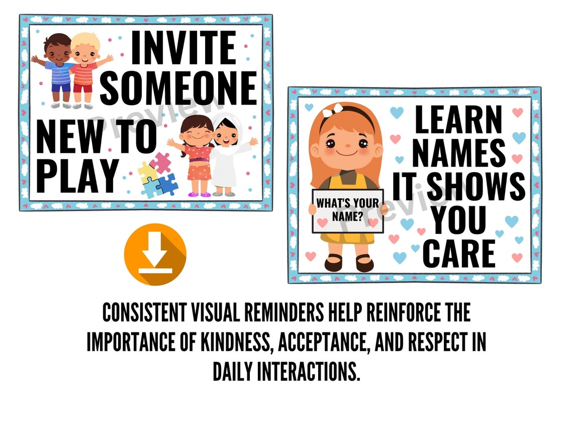 National Bullying Prevention Month Bulletin Board Set 20 Anti-bullying ...