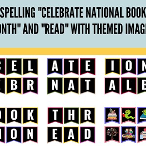 National Book Month Bulletin Board Set - Literary Genres Posters ...