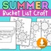 My Summer Bucket List Craft I Sun Activity for Kindergarten End of Year ...