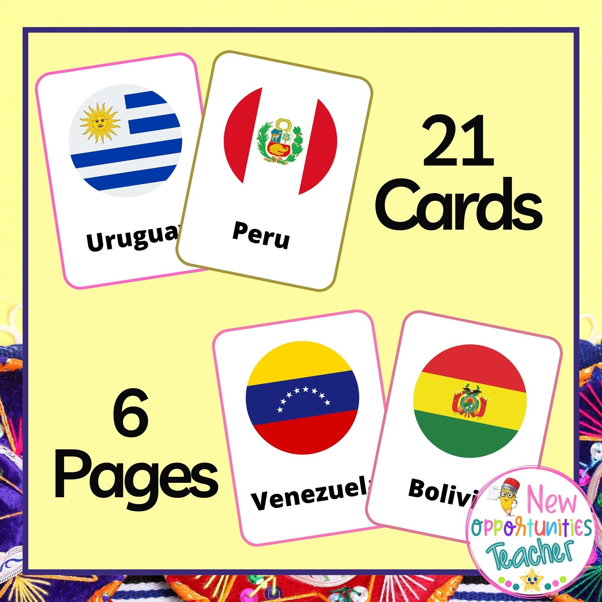 Tarjetas didácticas del Mes Nacional de la Herencia Hispana / Tarjetas ...