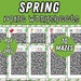 Printable Spring Maze Worksheets Springtime Mazes April Activities for ...
