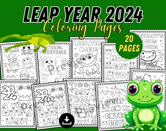 Leap Year 2024, Leap Day Reading Activities for Kindergarten and First ...