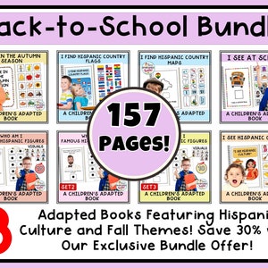 Back to School Interactive Adapted Book, First Day of School Adaptive ...