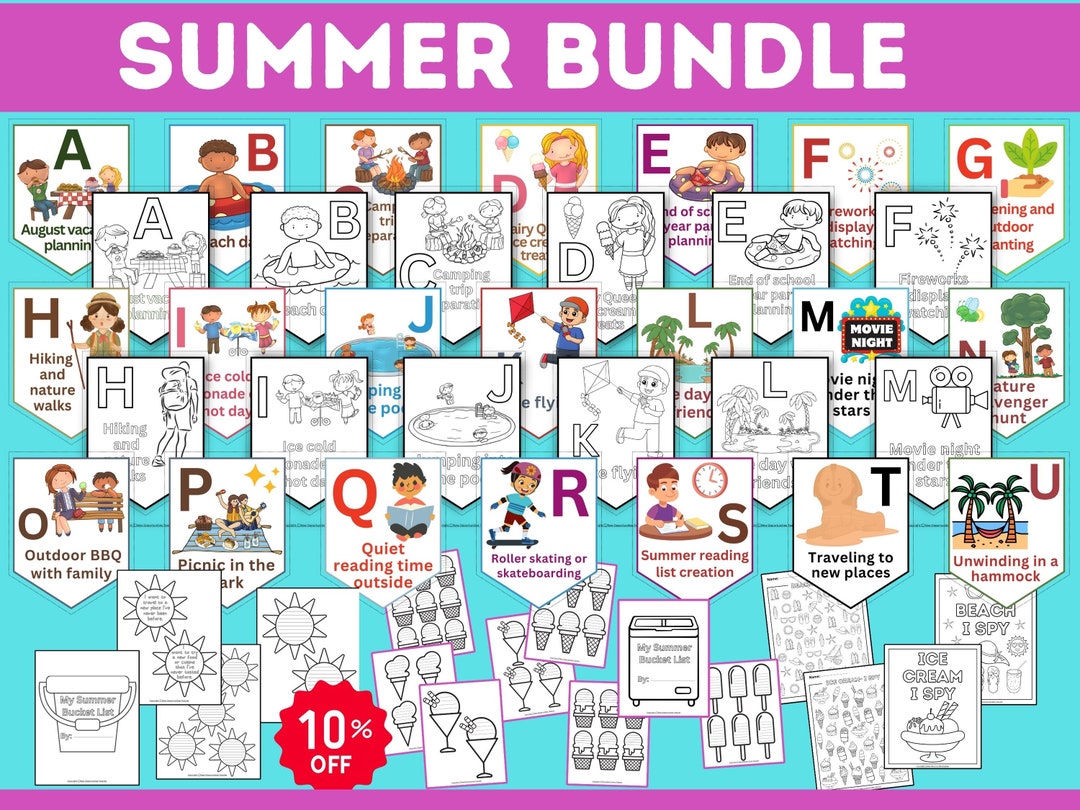 End of Year Activities Bundle | Summer I SPY | ABC Countdown to Summer ...