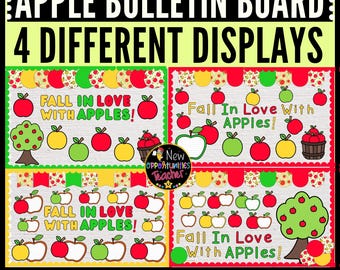 Fall Apple Bulletin Board Kit | Classroom Door Decor (digital Download ...