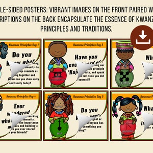 Kwanzaa Principles Interactive Bulletin Board Kit - Kwanzaa Interactive ...