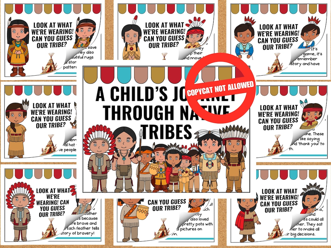 A Child’s Journey Through Native Tribes Interactive Posters Set ...