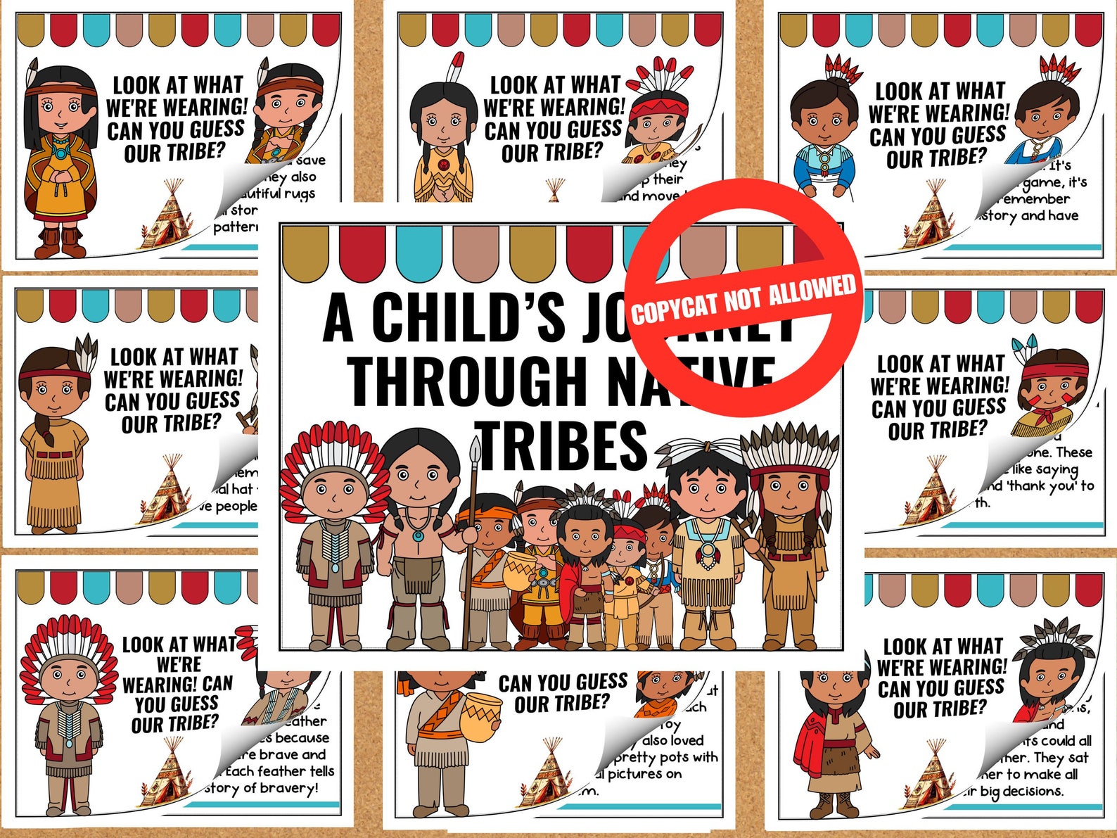 A Childs Journey Through Native Tribes Interactive Posters - Etsy
