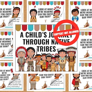 A Childs Journey Through Native Tribes Interactive Posters Set Native ...