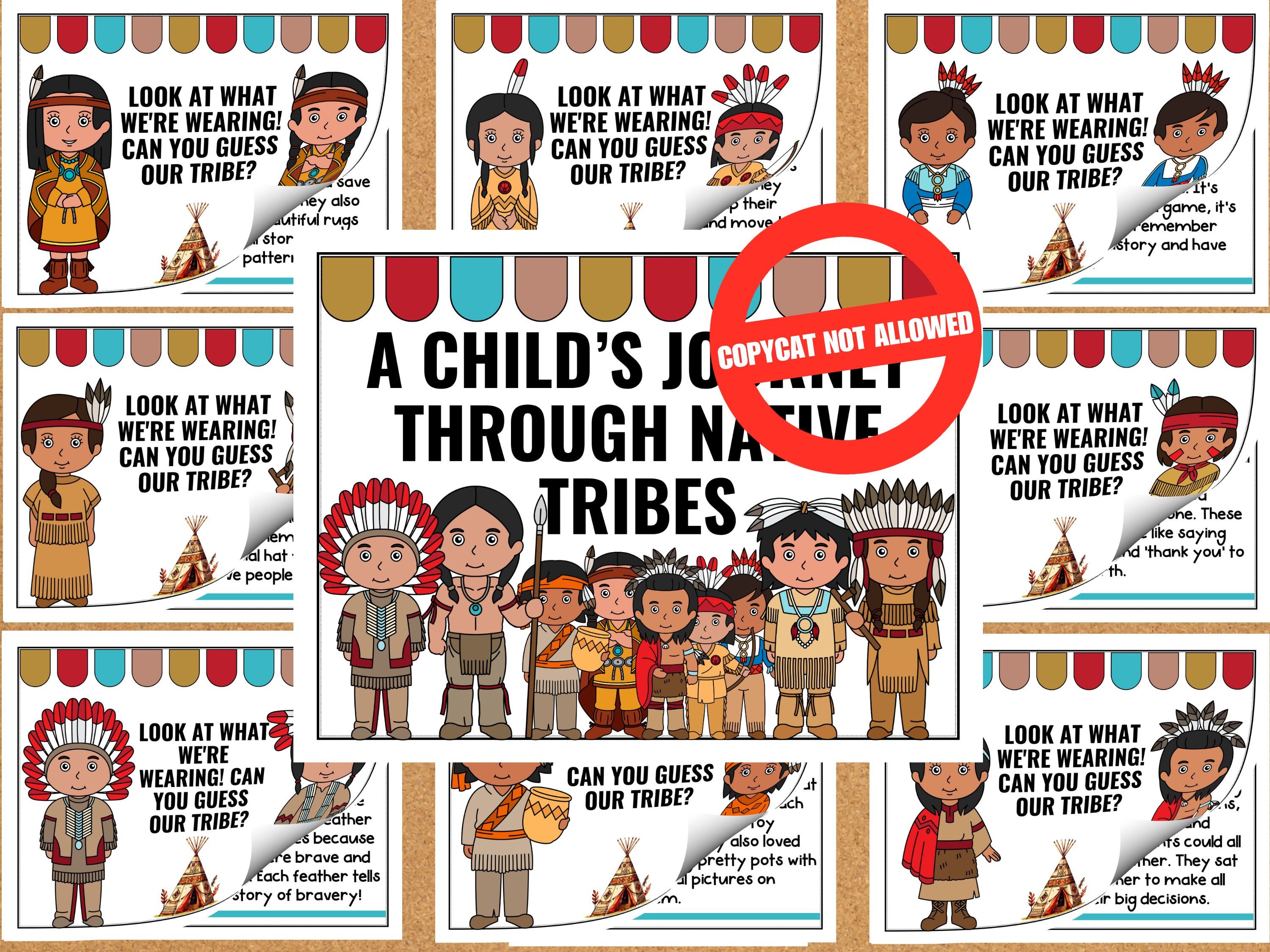 A Childs Journey Through Native Tribes Interactive Posters - Etsy