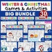 Christmas Color by Code Winter Themed Color by Sight Word Kindergarten ...