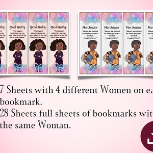 Printable Women's History Month Bookmarks Set | Famous Women in Histor ...