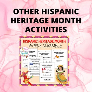 Hispanic Heritage Month Coloring Pages | Fun Educational Activity (PDF ...