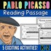 Pablo Picasso Reading Comprehension Passages | Timeline | Vocabulary ...