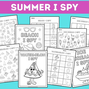 End of Year Activities Bundle | Summer I SPY | ABC Countdown to Summer ...