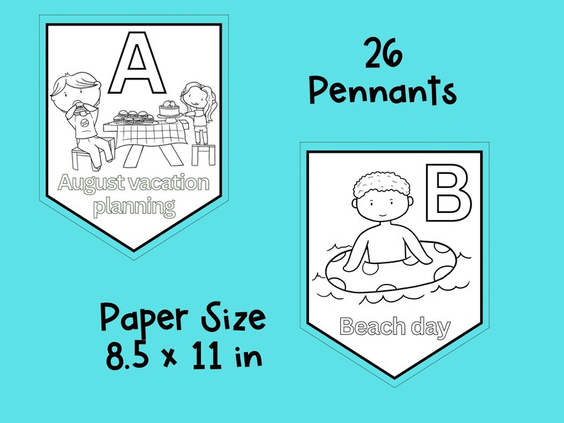 ABC Countdown to Summer Coloring Pages | End of Year Classroom Decor ...