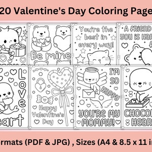 Valentine's Day Coloring Pages | Cute and Love Animal Coloring Sheets ...