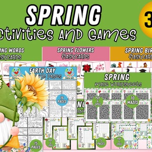 Printable Spring Easter Word Scramble Puzzles | Springtime Games ...