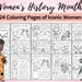 Women's History Month Coloring Pages | Famous Women in History Coloring ...