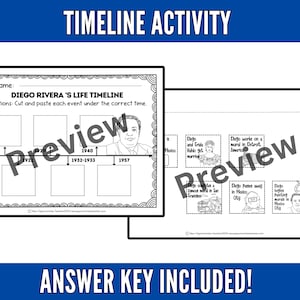 Diego Rivera Reading Comprehension | Hispanic Heritage Month K-2 ...