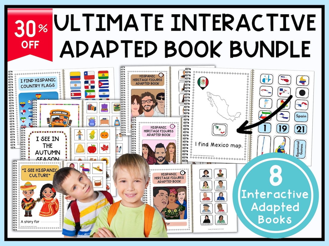 Ultimate Back to School Interactive Adapted Book Bundle for Special ...