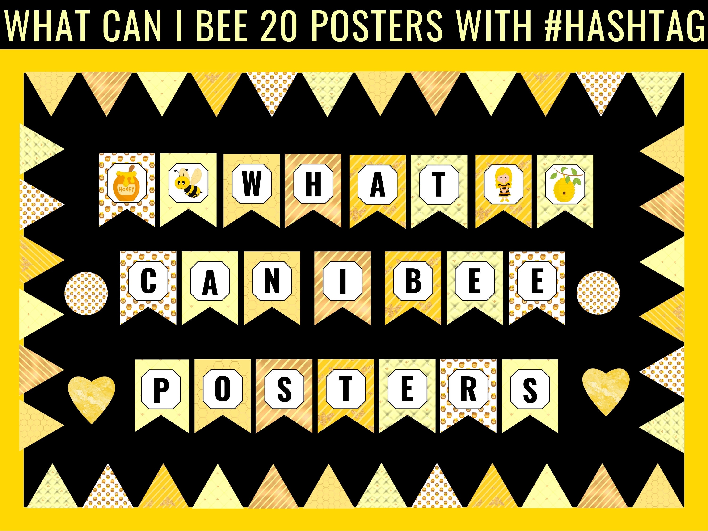 What Can I Bee Bulletin Board, Pretty Back to School Classroom Decor ...