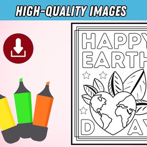 Printable Earth Day Coloring Pages | Earth Day Coloring Sheets | Earth ...
