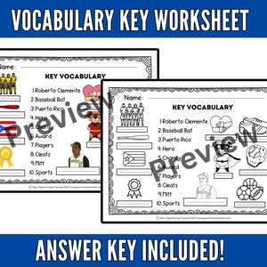 Roberto Clemente Reading Comprehension Passage | Timeline | Vocabulary ...
